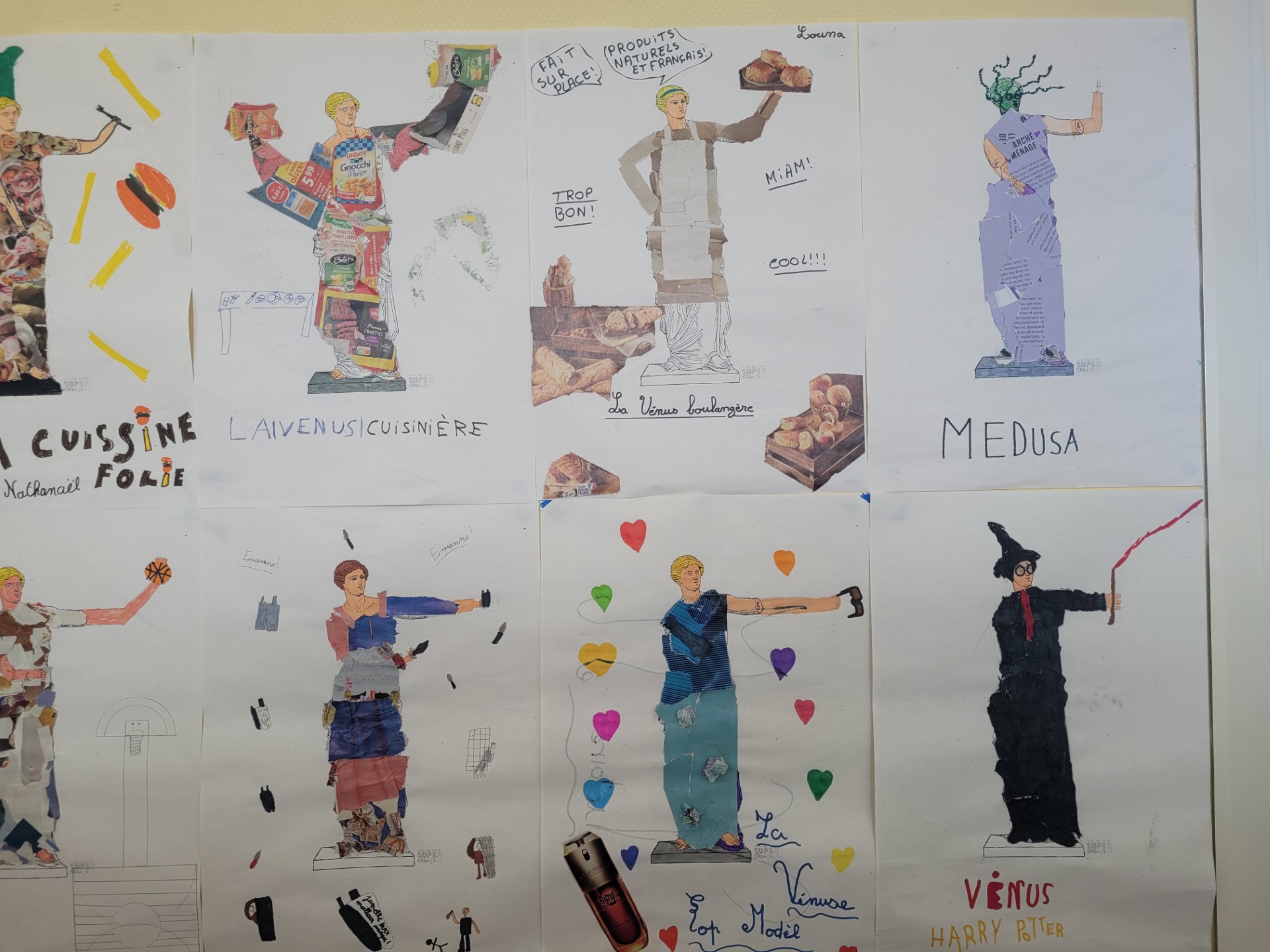 Quand les CM2 de Charles de Foucauld habillent la Vénus de Milo ...